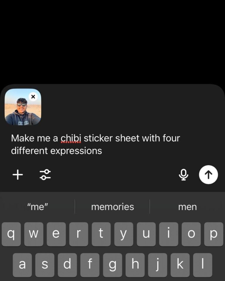 How to Create Chibi Stickers on iPhone Using ChatGPT