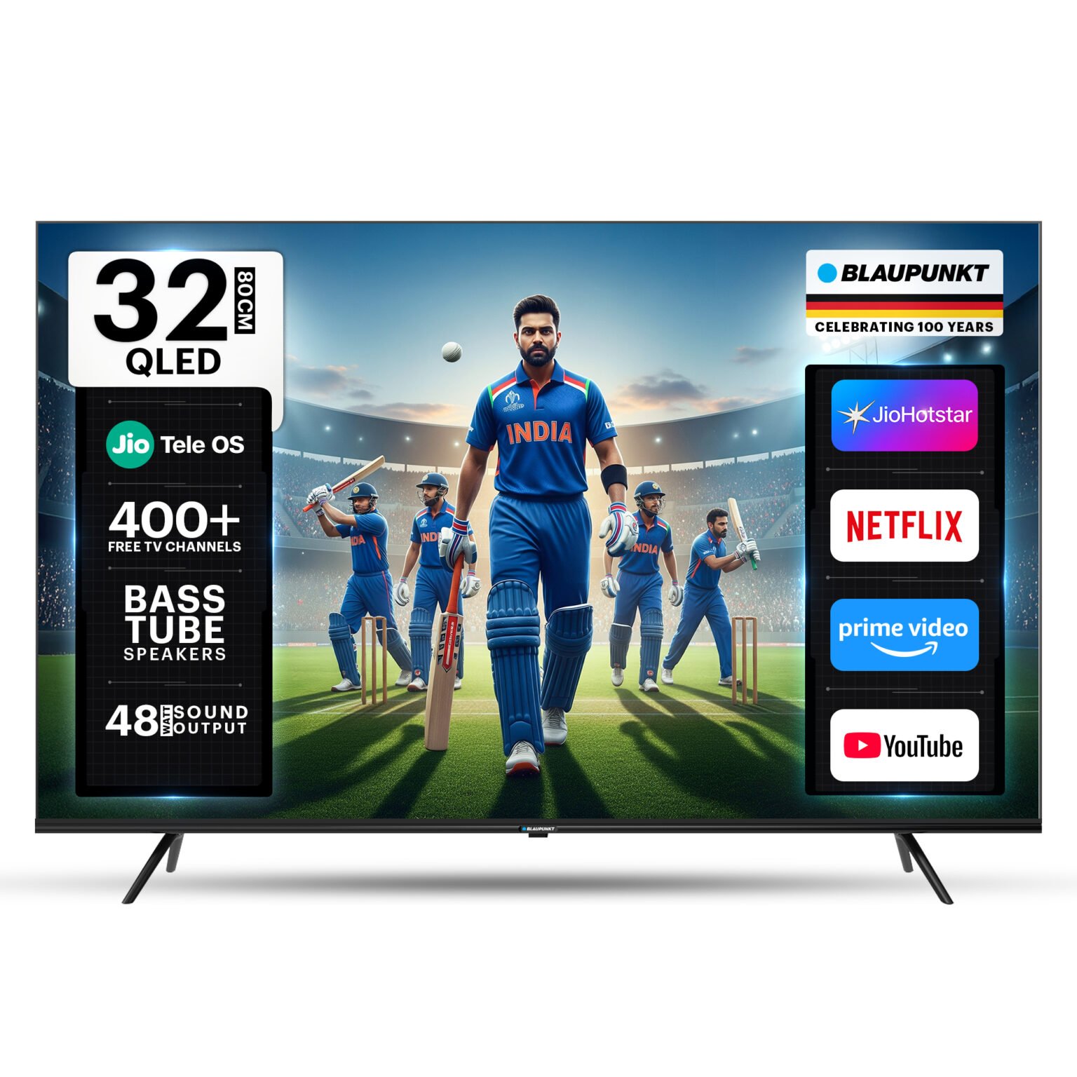Blaupunkt Launches New 32-Inch HD Ready QLED Smart TV with JioTele OS